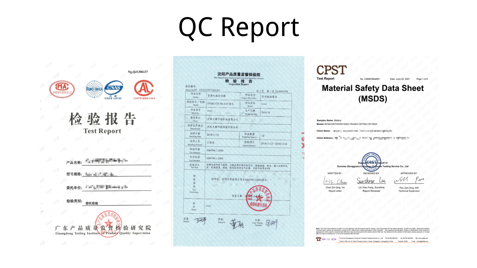 The Importance of Full Inspection in China