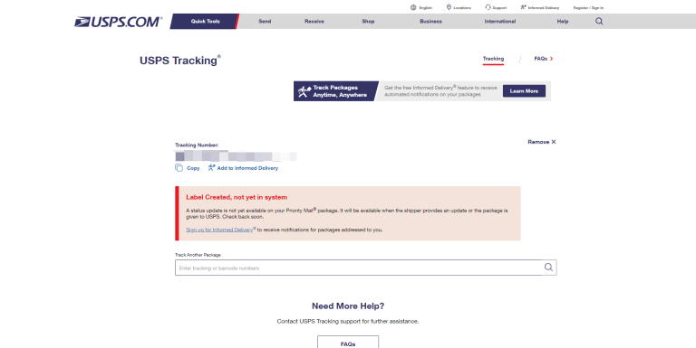 USPS 追踪状态含义指南